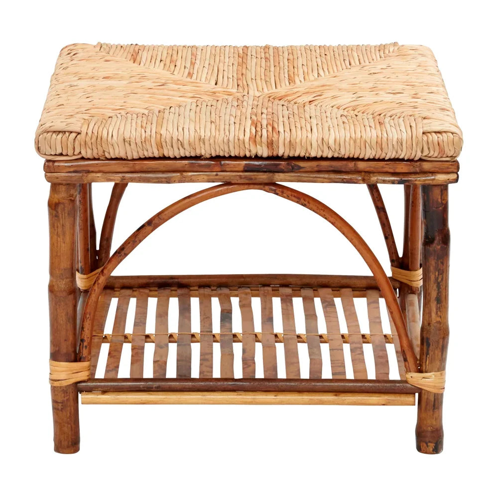 Ottoman with Rush Seat – Kenian