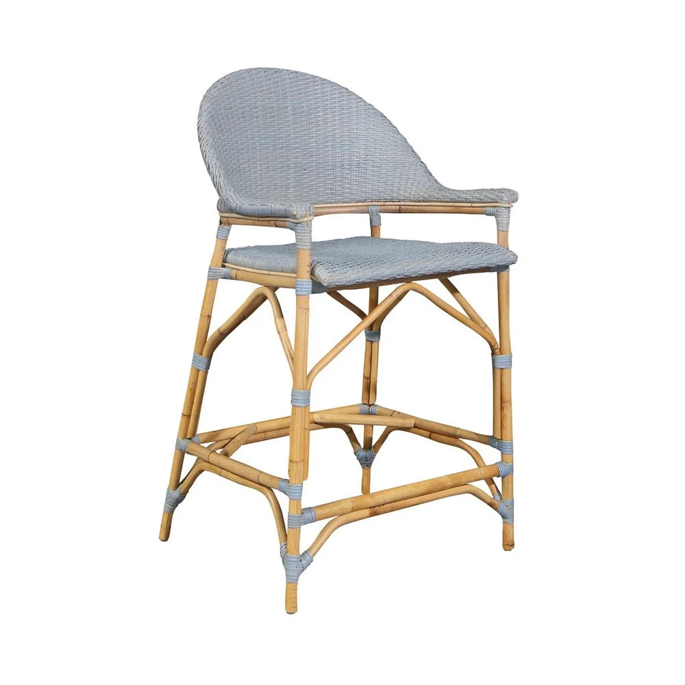 Newport Beach Counter Chair (Coastal Blue) – Kenian